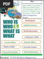 Pakistan General Knowledge Questions Quizz | PDF
