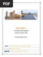Concrete Mix Design Excel Sheet | PDF | Construction Aggregate | Concrete