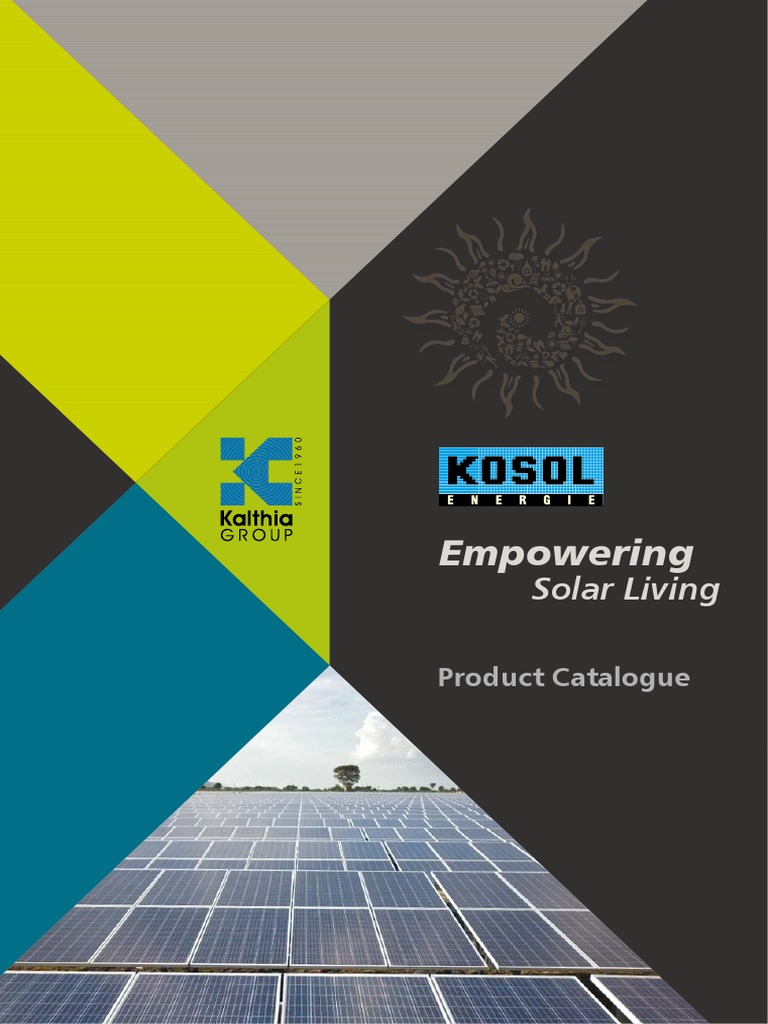 Product Catalogue | PDF | Solar Power | Solar Energy