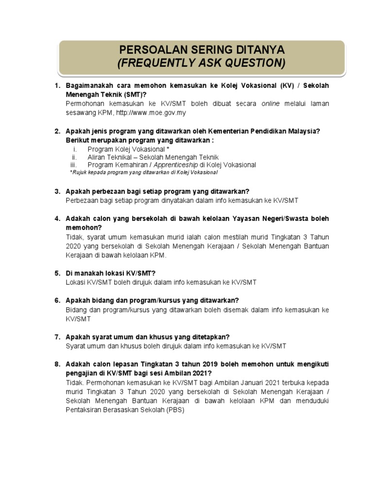 Faq BPLTV 2021 | PDF