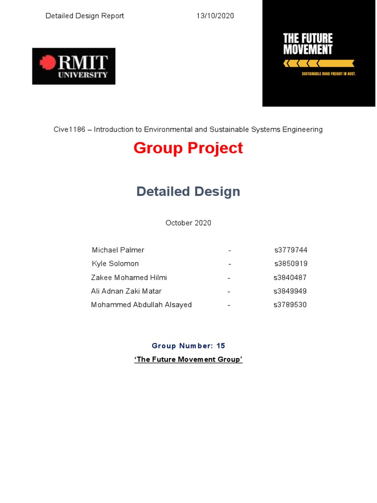 Detailed Design Report Cive1186 grp-15 | PDF | Efficient Energy Use ...