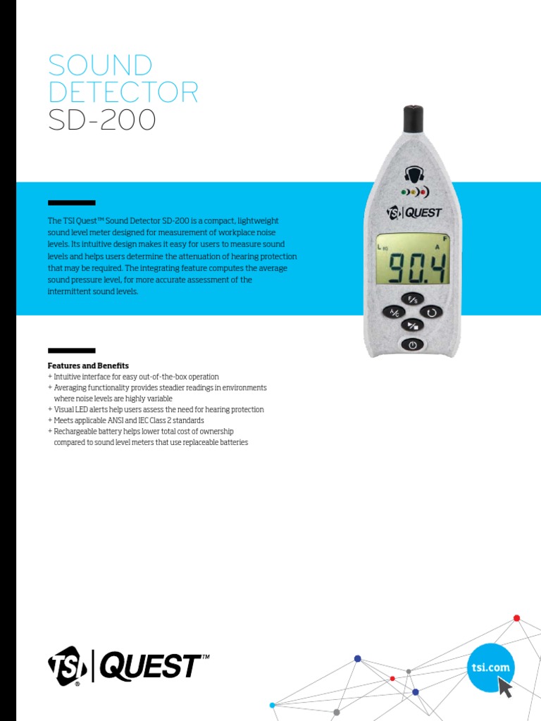 Sound Detector: Features and Benefits | PDF | Microphone | Electronics