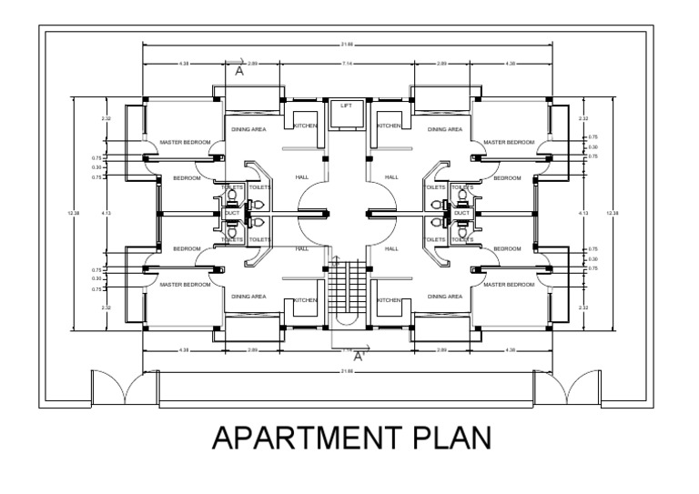 Apartment Plan 1 PDF | PDF | Home | Buildings And Structures