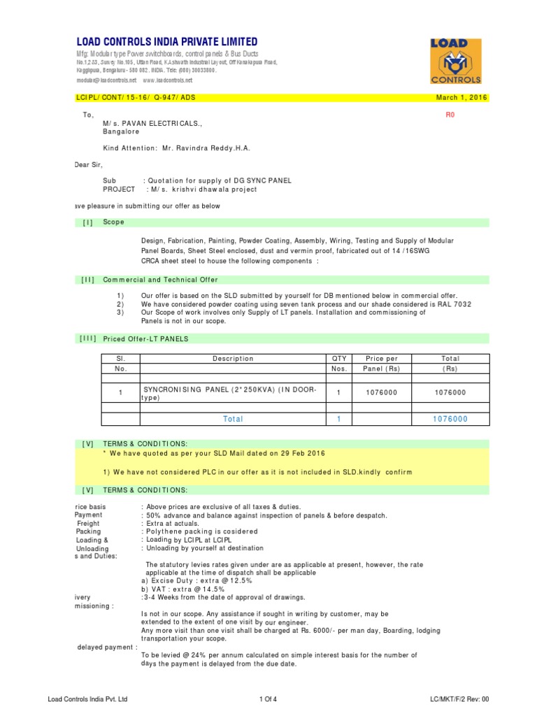 DG Sync Panel PDF | Download Free PDF | Switch | Relay