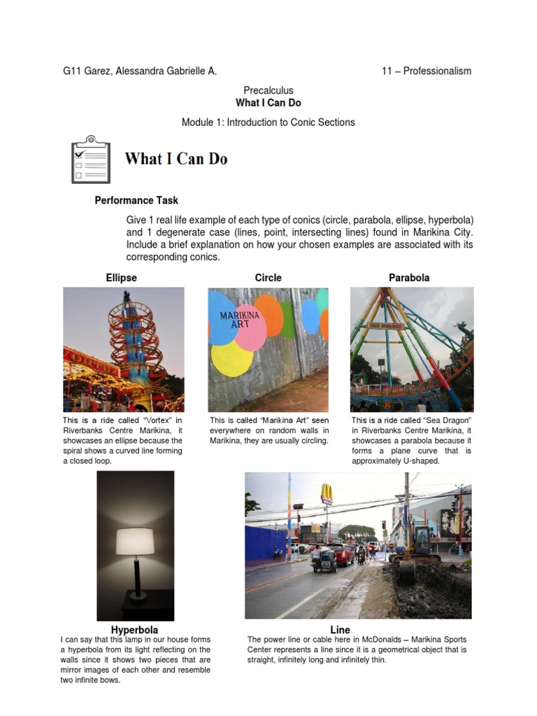 Conic Sections in Real Life | PDF