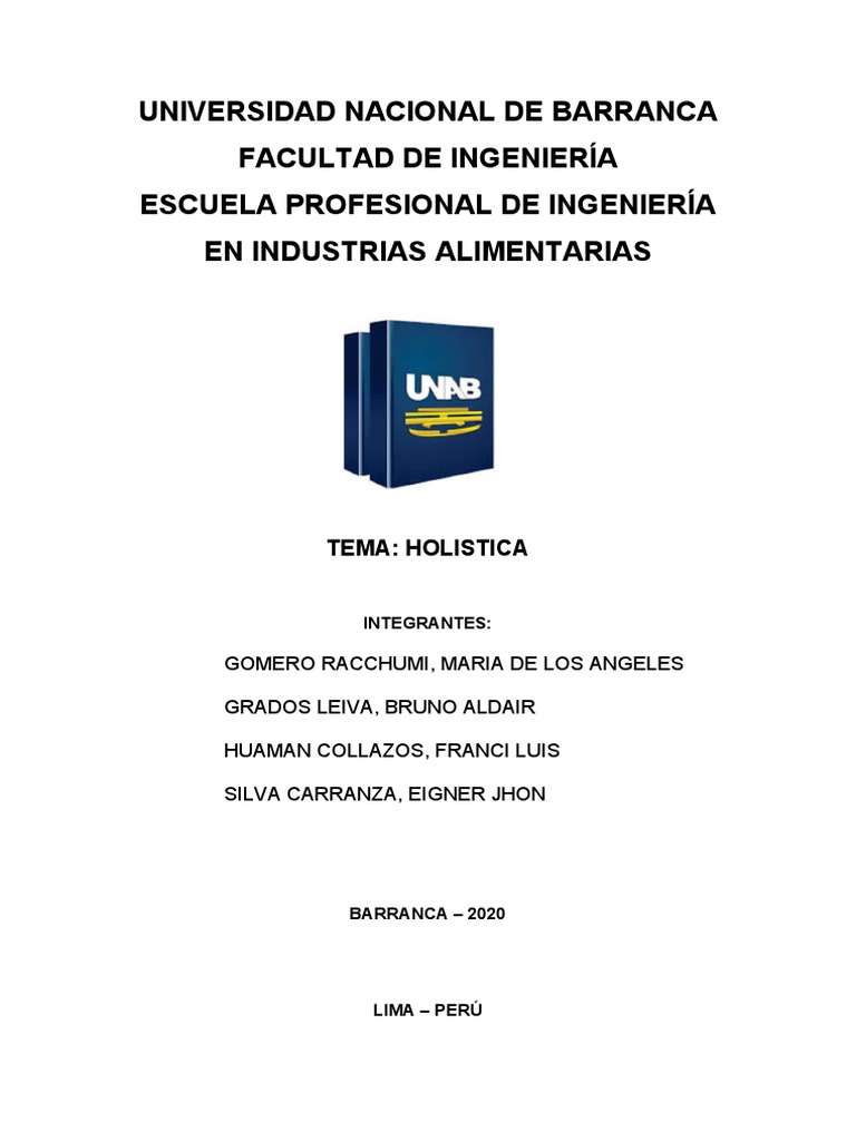 Definición y Enfoque de la Holística | PDF | Holismo | Paradigma