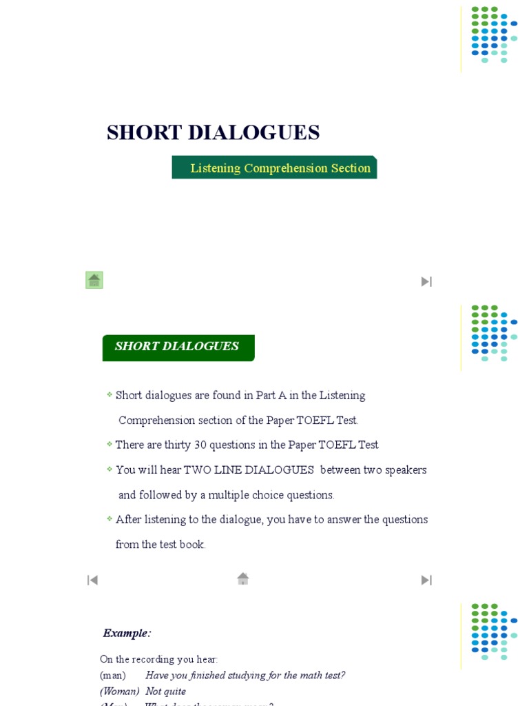 EPT Listening Part A-1 | PDF | Reading Comprehension