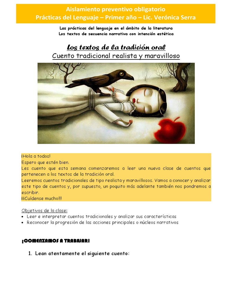 Cuento Tradicional I | PDF | Cuentos