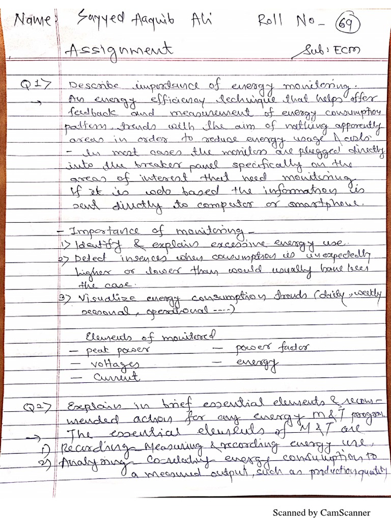 ECM Assignment 01 | PDF