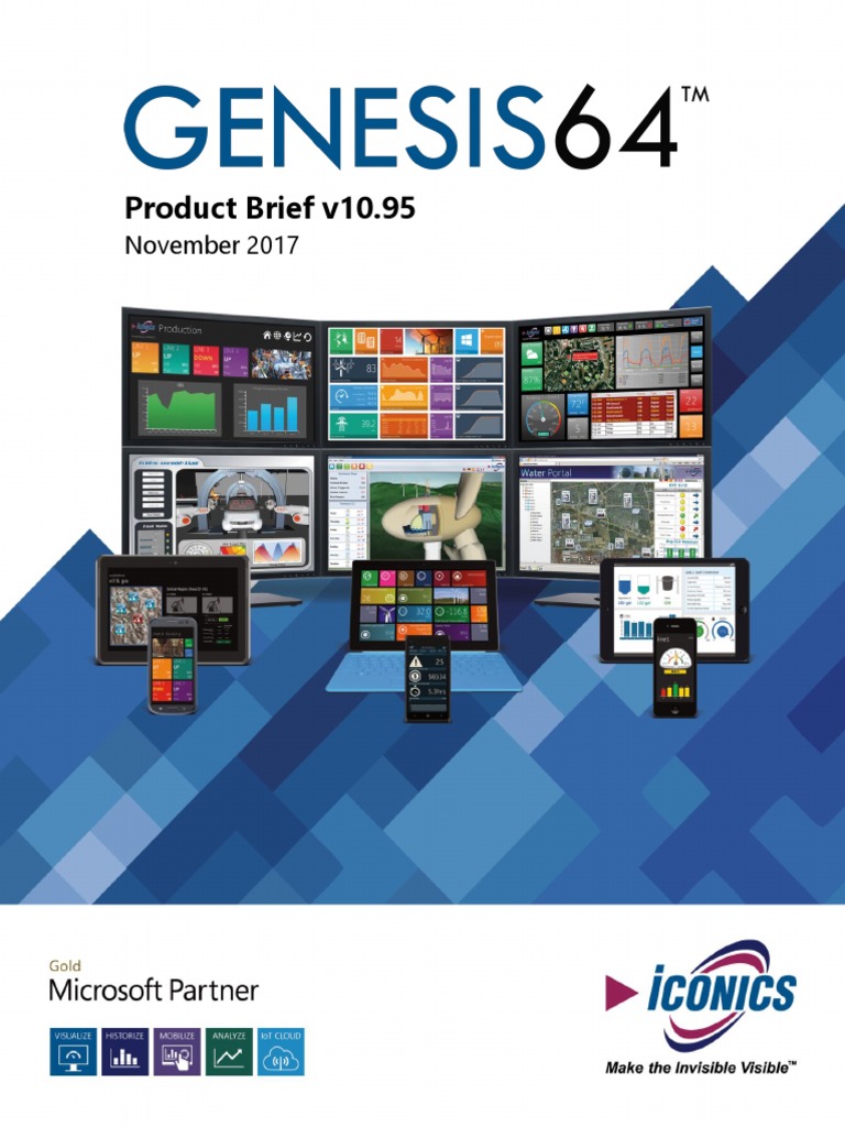 GENESIS64 Product Brief v10p95 PDF | PDF | 3 D Computer Graphics | 64 ...