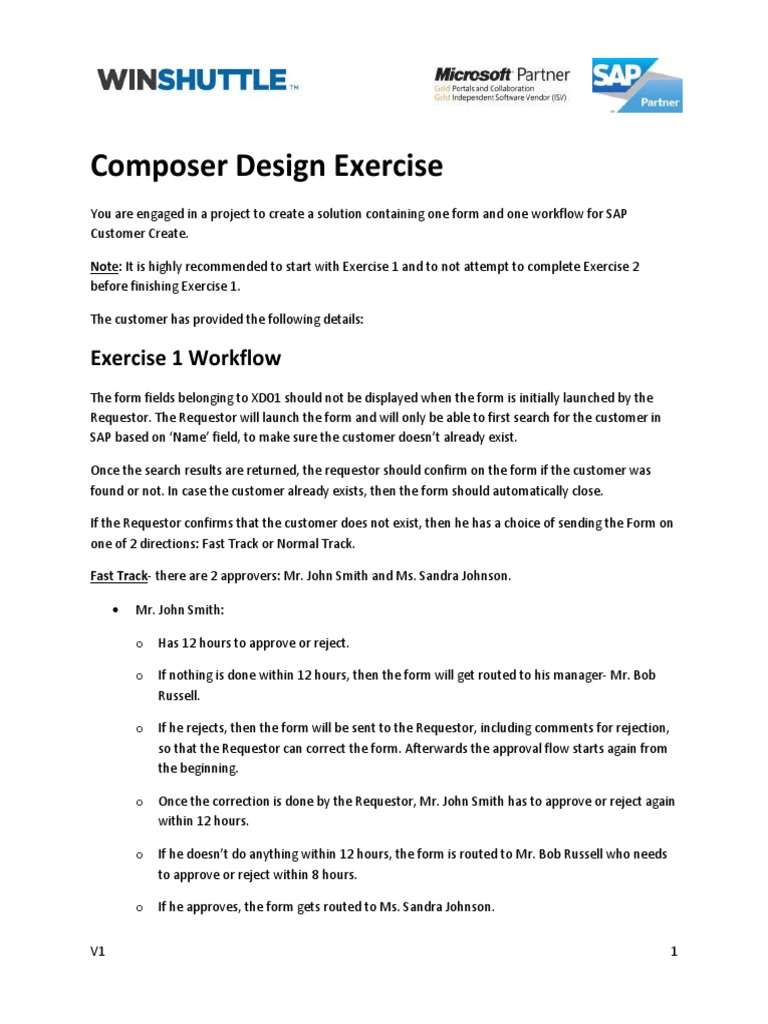 A Detailed Design for a Customer Creation Workflow and Form with Fast ...