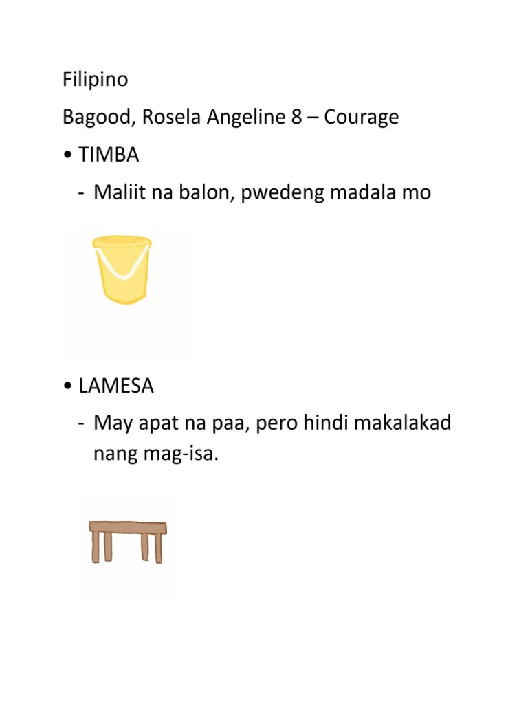 Filipino Bugtong | PDF
