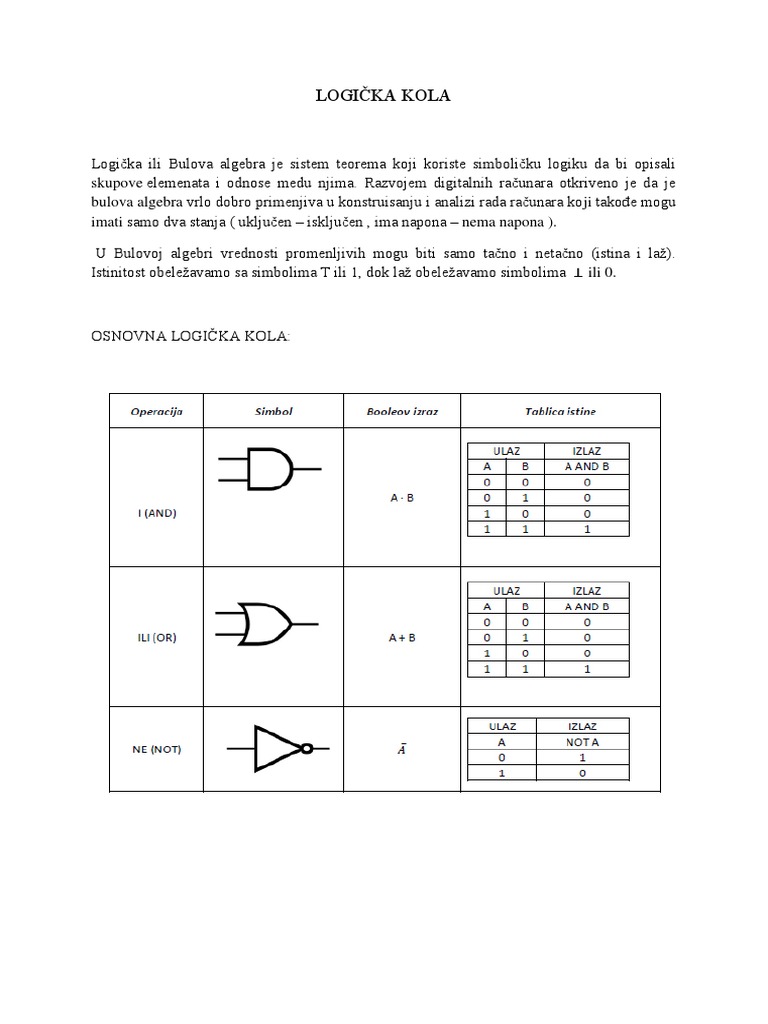 Logička Kola | PDF