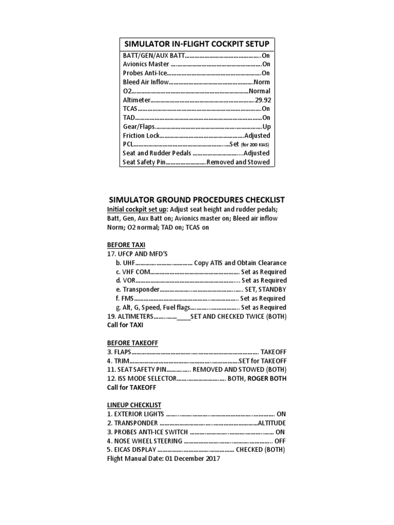 Natops Texan T-6 Checklist | PDF