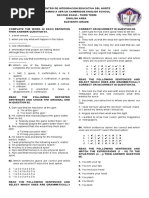 Tagalog Homework - Titik A, B, D, E | PDF