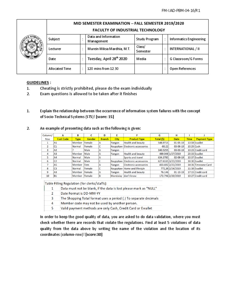 Rev - UTS - (International) DATA AND INF MANAGEMENT - Int - Murein ...
