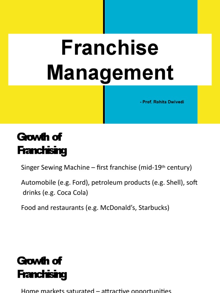 Chapter 1 Introduction To Franchising Management | PDF | Franchising ...