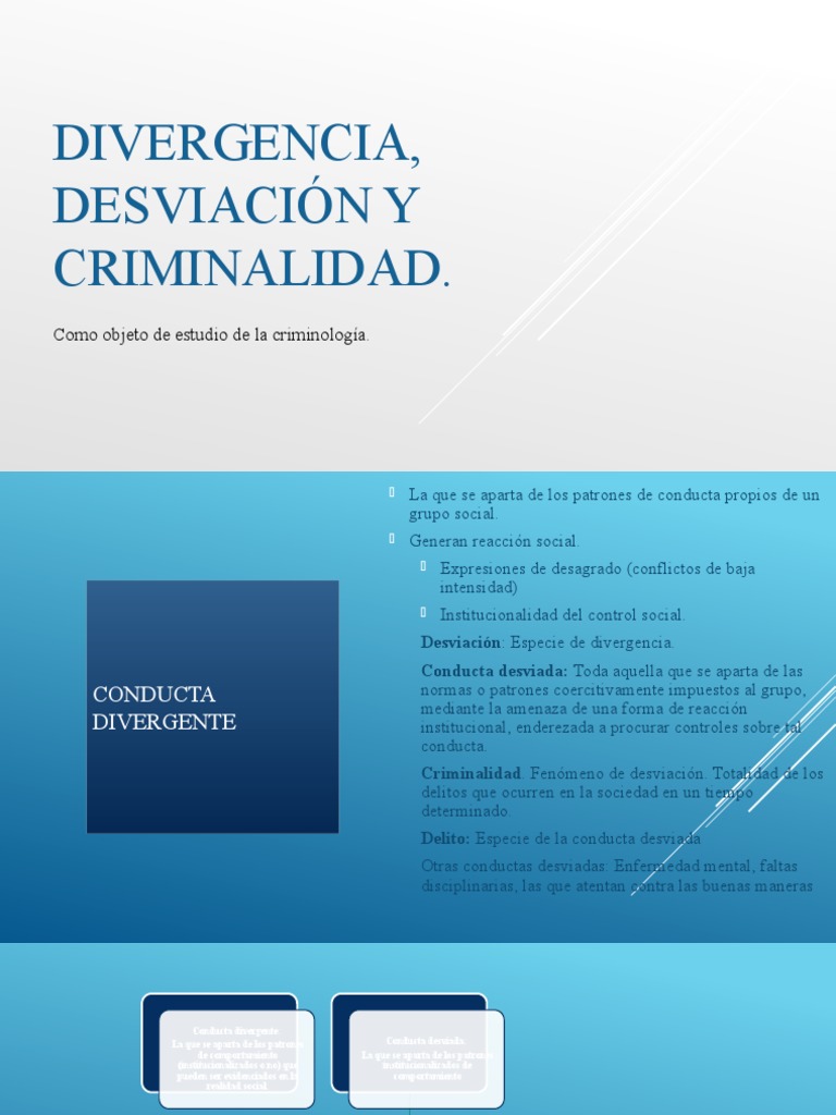 Conducta Divergente, Desviada y Criminalidad,-4 | PDF | Pedofilia ...