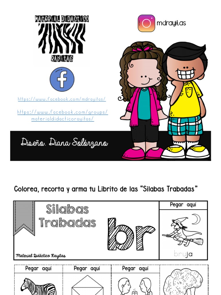 Librito de Sílabas Trabadas para Niños | PDF | Naturaleza