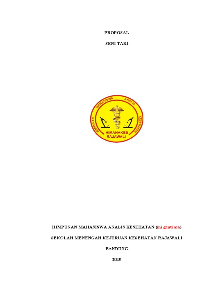 Proposal Uks Seni Tari | PDF