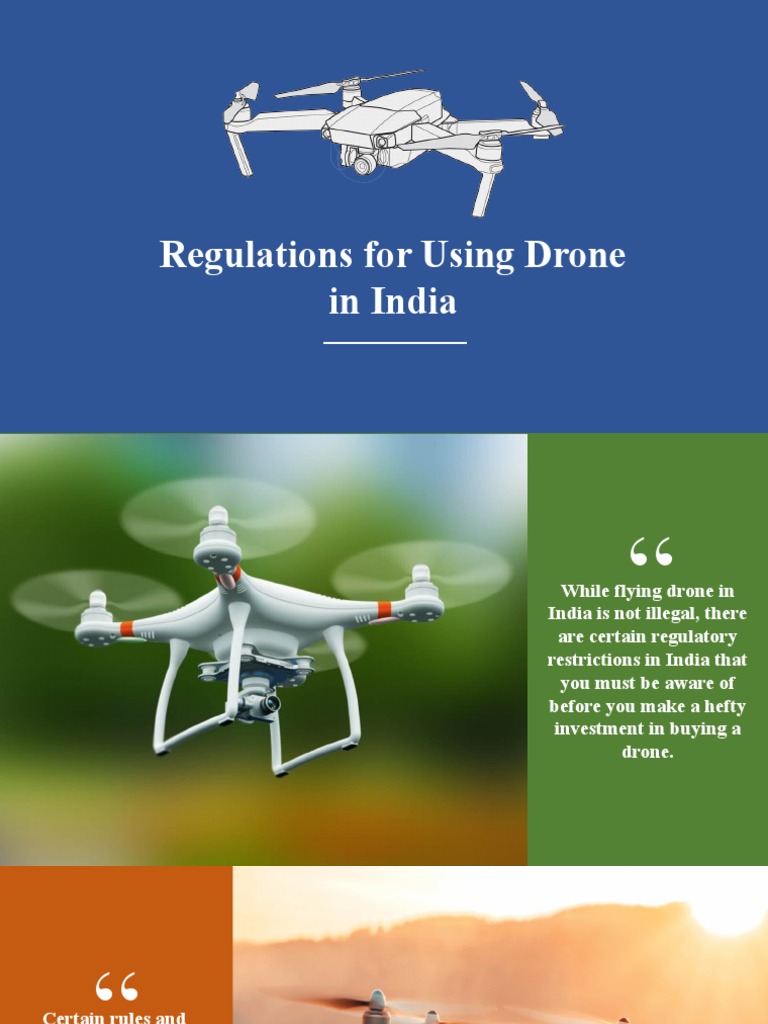 Regulations For Using Drone in India | PDF | Flying Robots | Unmanned ...