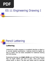 Engineering Lettering Practice Plates | PDF