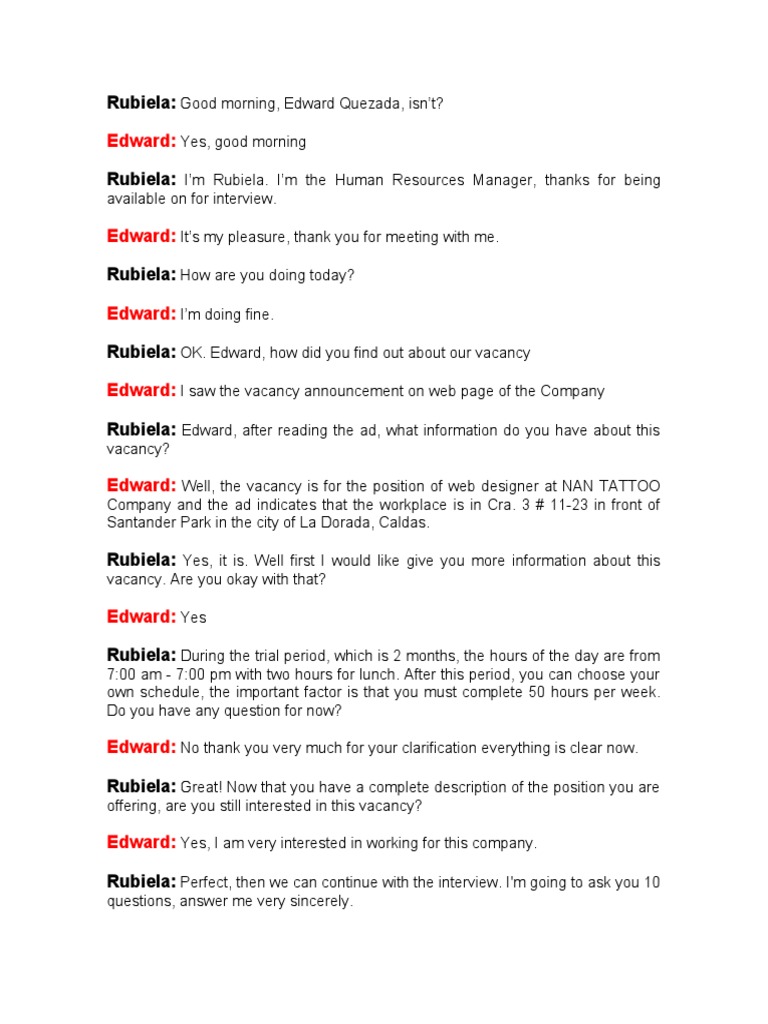 Guion Ingles | PDF | Communication | Cognition