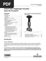 Fisher 667 | PDF | Valve | Actuator