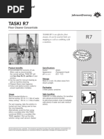 Taski Chemical Dilutation Chart | PDF