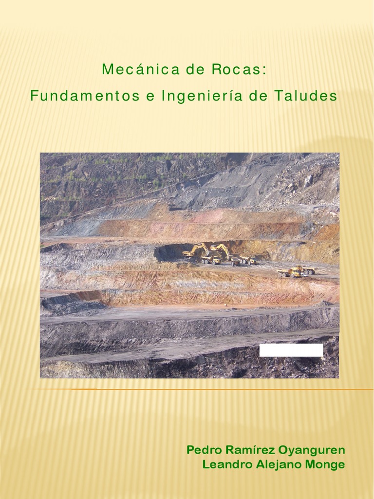 Mecanica D Fundamentos e Ing de Rocas en PDF | PDF | Roca (geología ...
