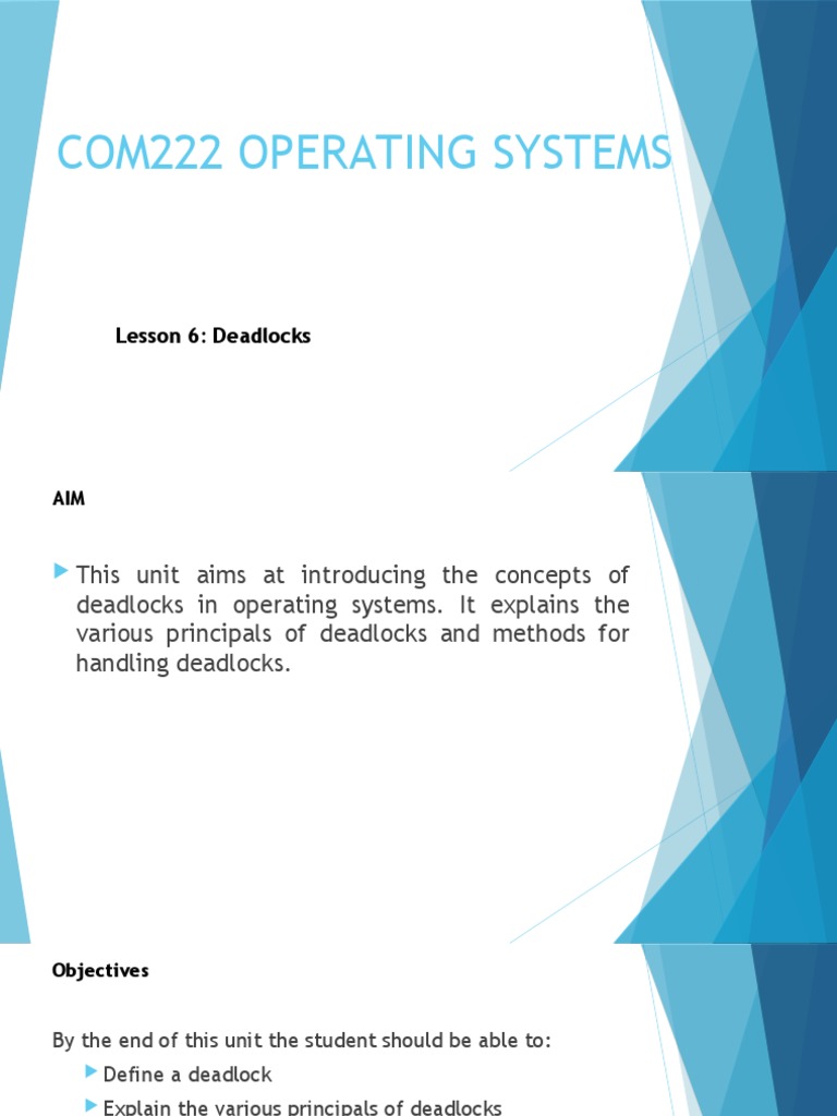 Understanding Deadlocks in OS | PDF | Process (Computing) | Concurrent Computing