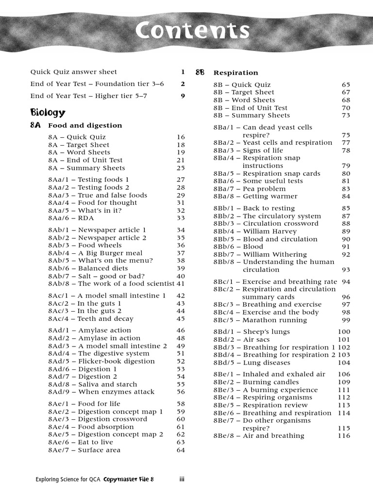 Exploring Science 8 | PDF | Rock (Geology) | Respiratory System