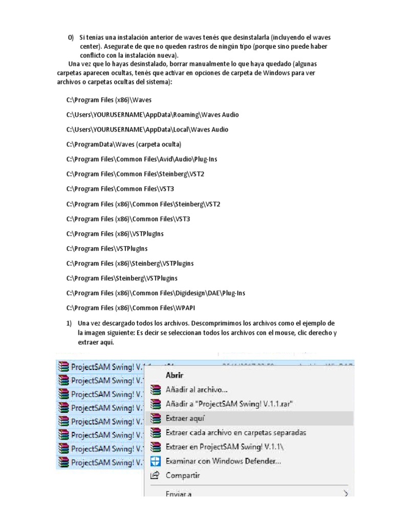 Instrucciones de Instalación | PDF