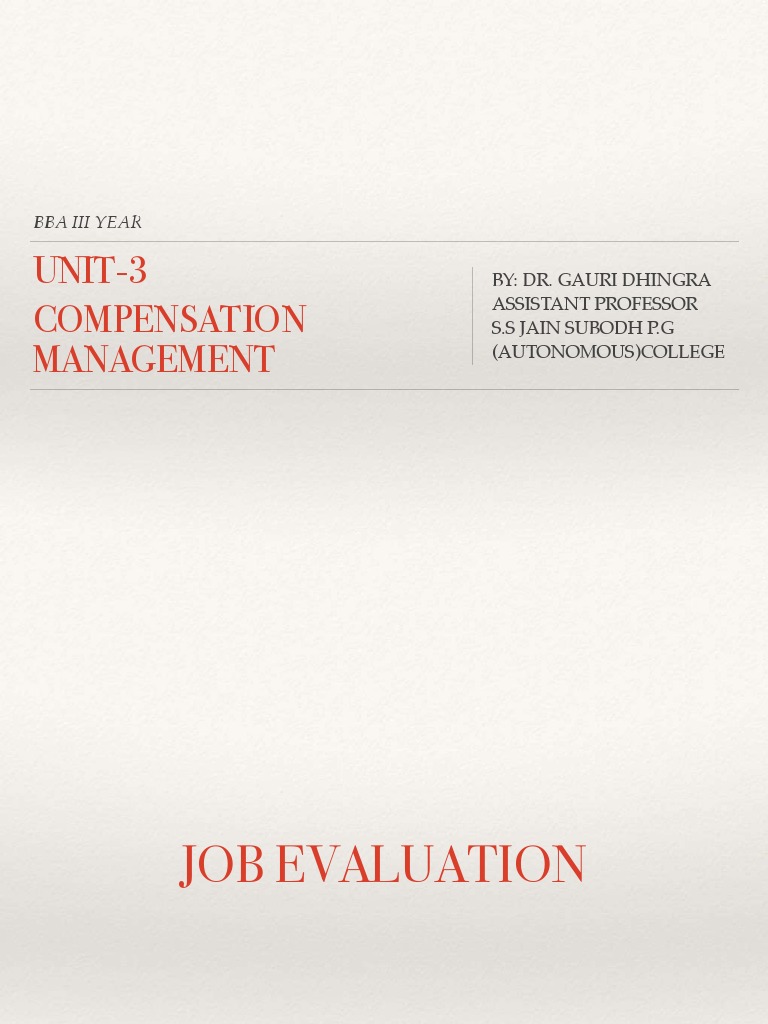 Compensation PDF | PDF | Employment | Salary