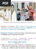 Execution, Suspension, Remission and Commutation of Sentences. | PDF | Pardon | Crimes