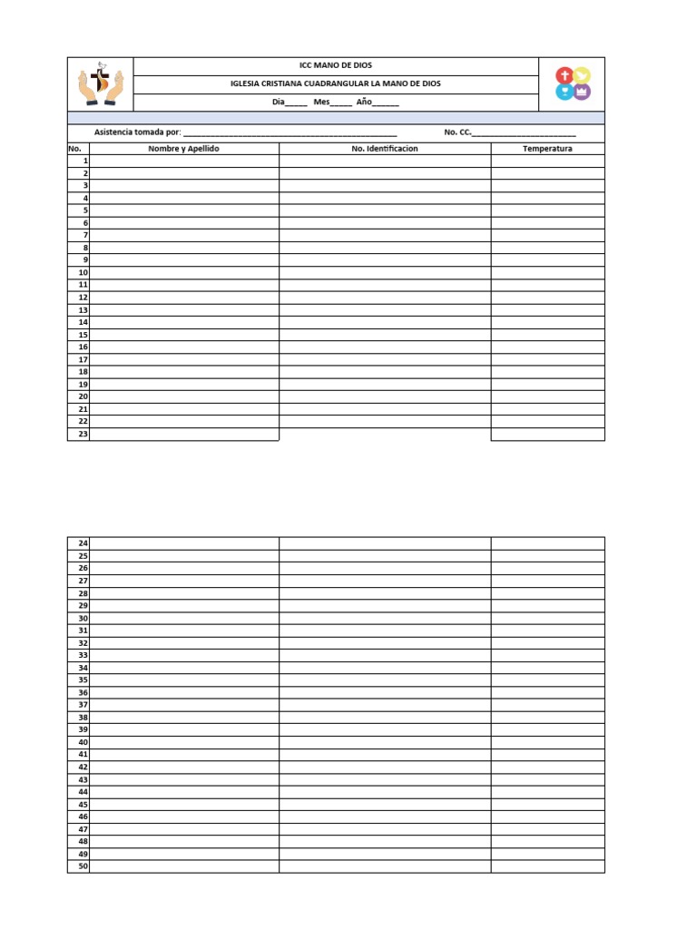 Tabla de Asistencia | PDF