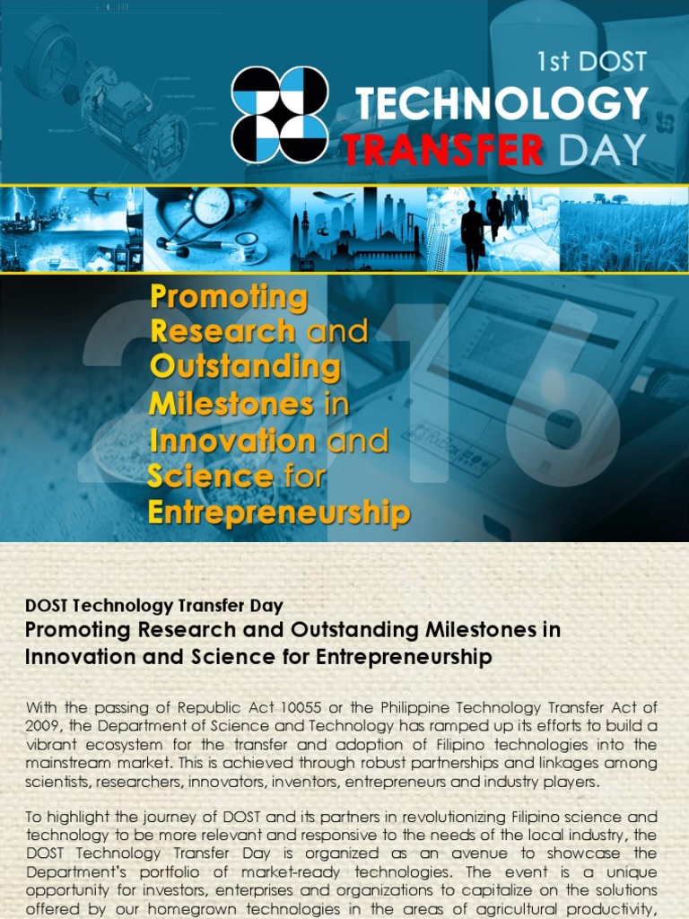 DOST Technology Transfer Day Booklet of Technologies | PDF ...