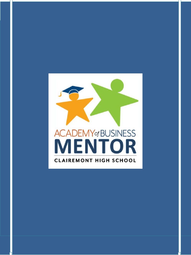 Mentor Handbook: 11 Grade Mentoring Program 2013 - 2014 Academic Year ...