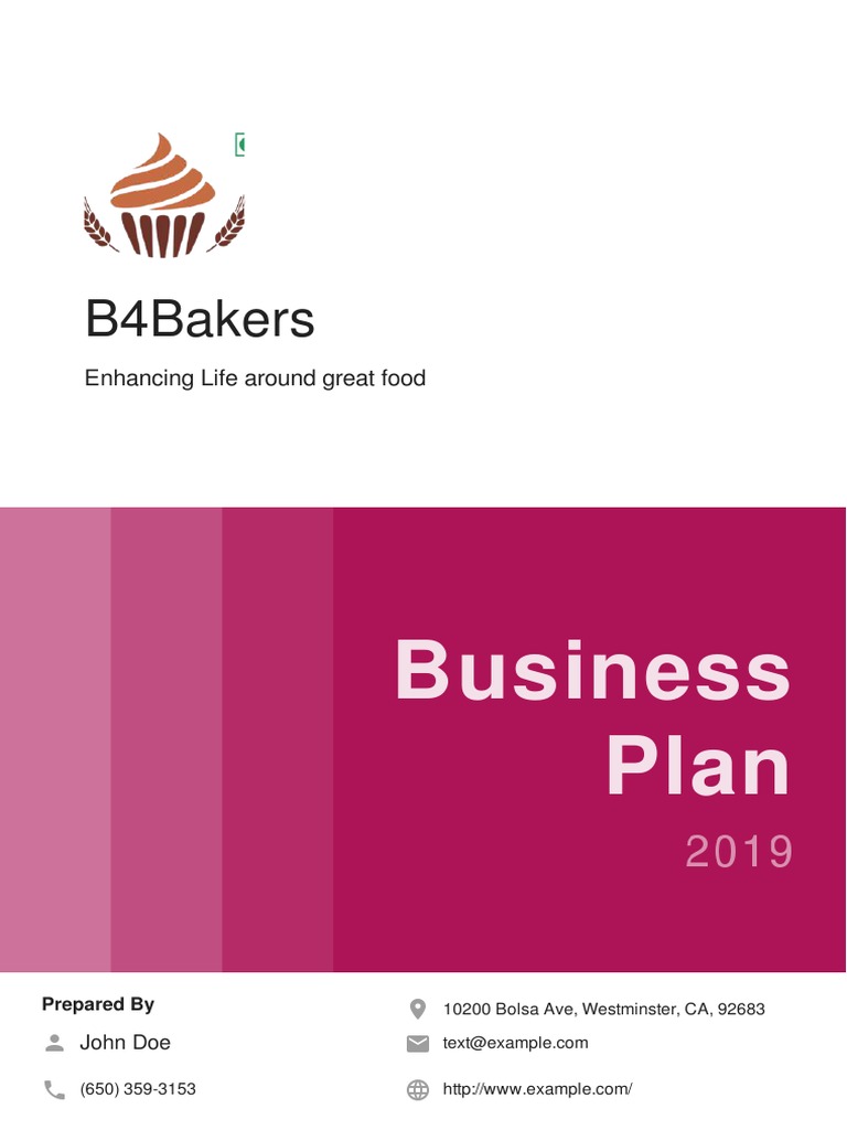 B4Bakers Bakery Business Plan | PDF | Equity (Finance) | Financial ...