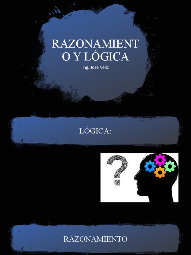 1.0-Razonamiento y Lógica | PDF | Razón | Razonamiento inductivo