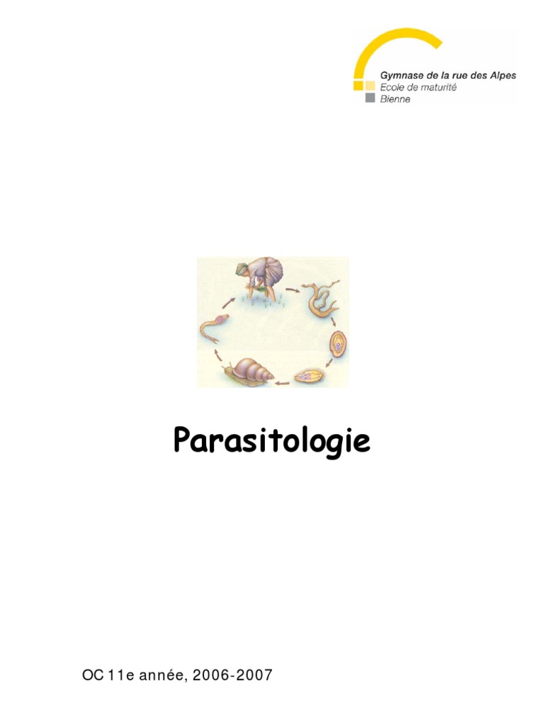 Cours Complet de Parasitologie Médicale | PDF | Pandémie | Paludisme