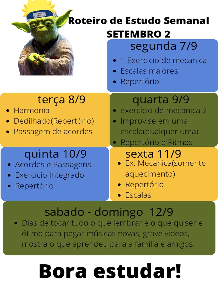 Bora Estudar! 2 - Roteiro de Estudos para Violão | PDF