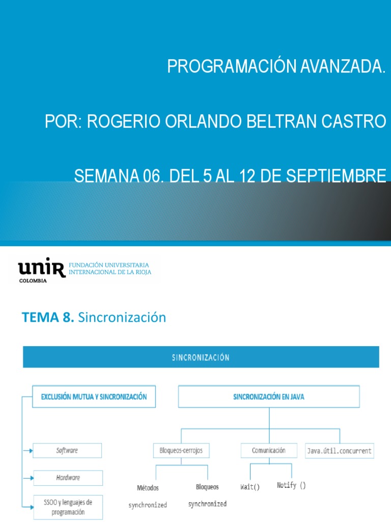 Semana06 PDF | PDF | Hilo (Computación) | Concurrencia (informática)