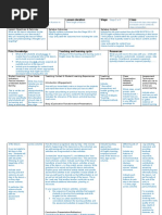 F-WIL Lesson Planning Template | PDF | Learning | Knowledge