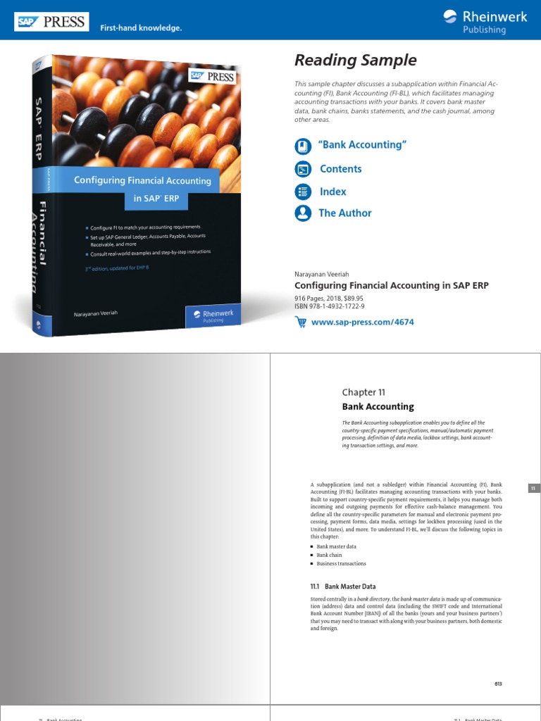 Reading Sample: "Bank Accounting" Index The Author | PDF | Cheque ...