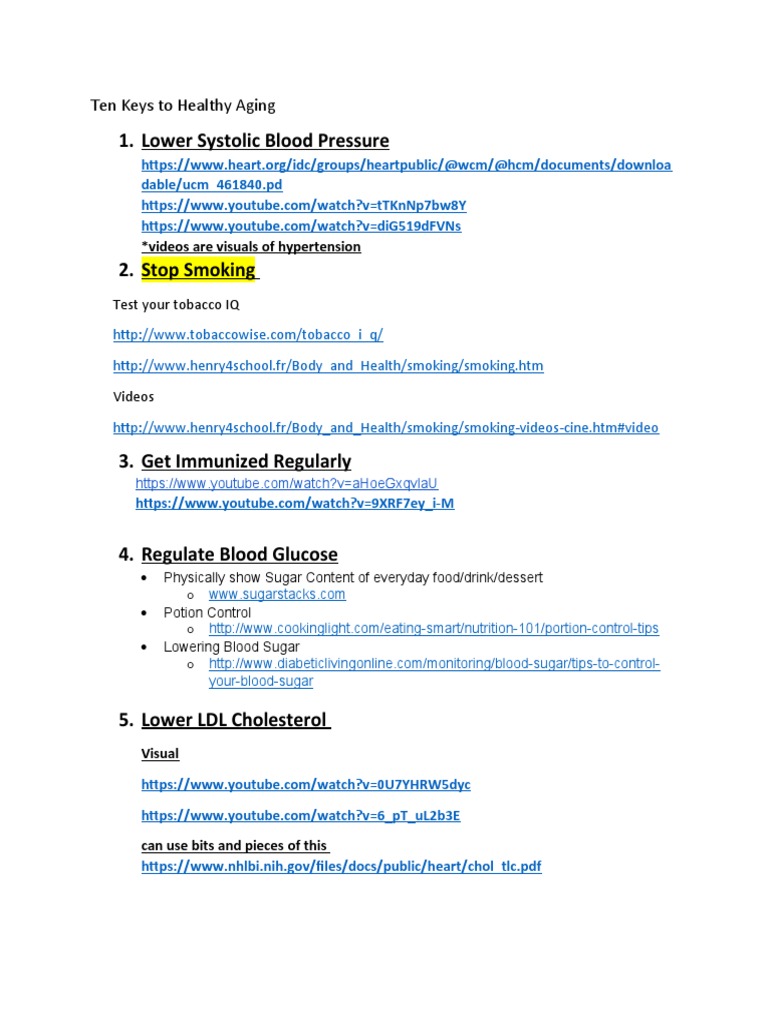 Healthy Aging Tips for Seniors | PDF | Serotonin | Mental Health