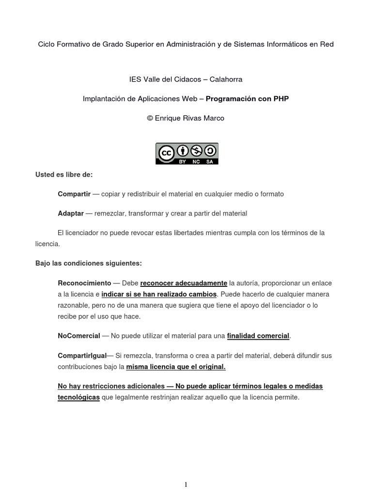 Manual PHP PDF | PDF | Php | Servidor web