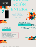 Investigación de Operaciones Programación Entera | PDF | Programación ...