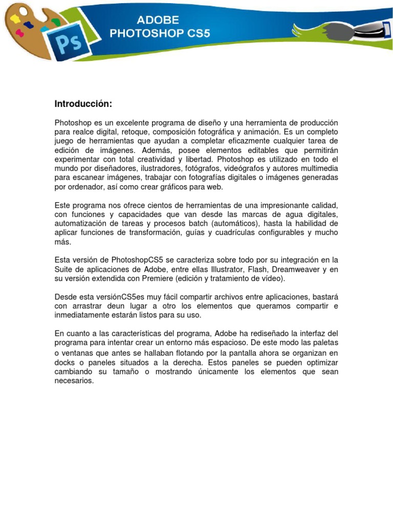 Guía Completa de Photoshop CS5 | PDF | Color | Adobe Photoshop