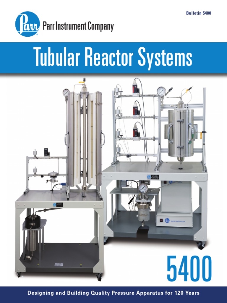 Tubular Reactor Systems: Parr Instrument Company | PDF | Chemical ...